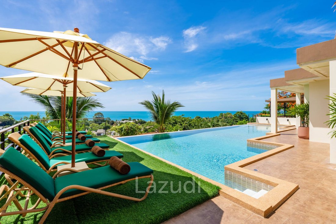 Panoramic Ocean View Bali Style Villa In In Koh Samui, Surat Thani ...