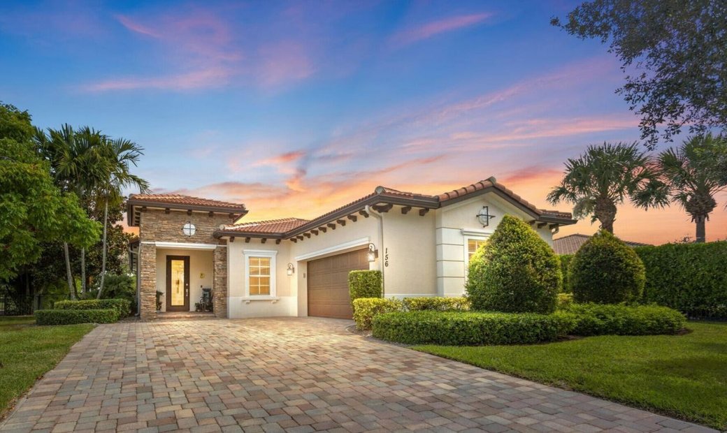 Refined Rialto Home With Serene Water Views In Jupiter, Florida, United ...