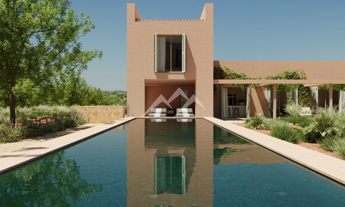 41.670 M² Plot With House Project And Pool In Manacor, Balearic Islands ...