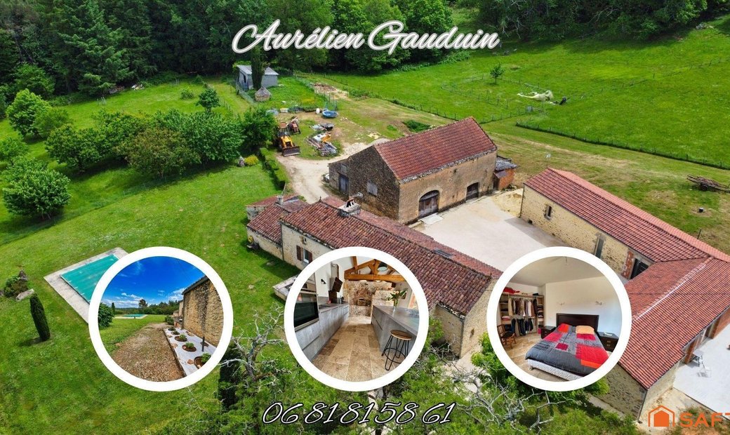 Duo De Maisons, Piscine Et 3 Ha De Nature : In Pomarède, Occitanie ...