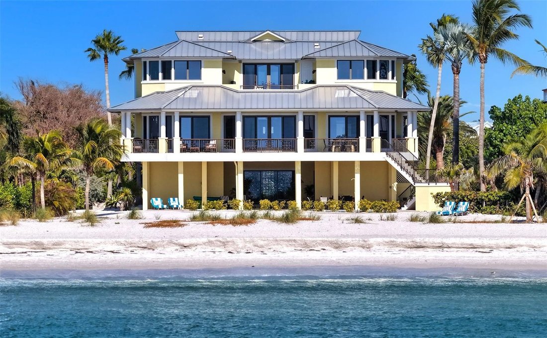 Beachfront Estate Showcasing Panoramic In Longboat Key, Florida, United ...