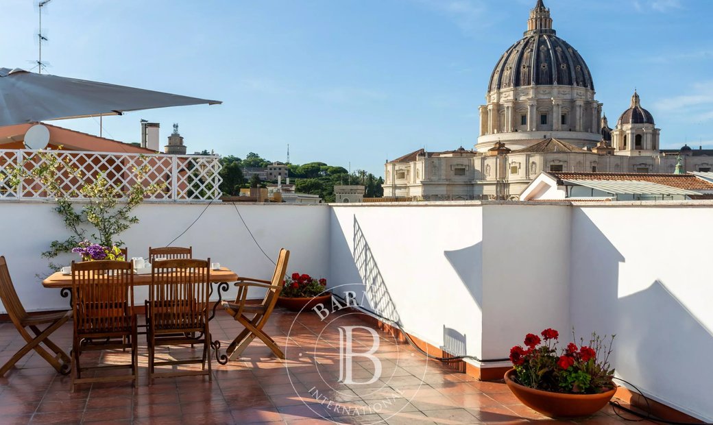 Exclusive Penthouse With Panoramic Terrace And Unrivalled In Rome ...