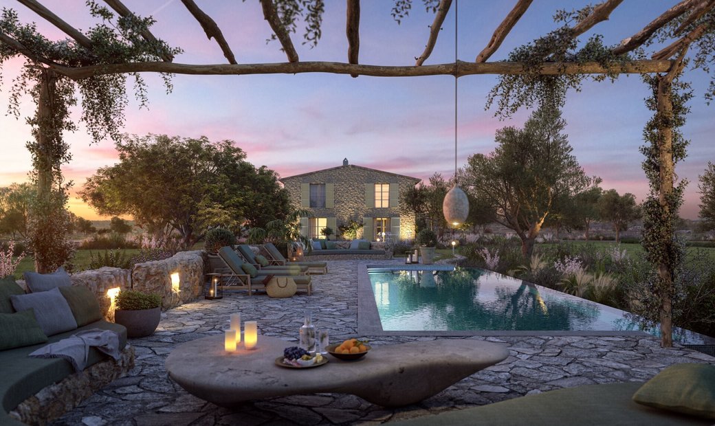 Breathtaking Development With Views Of The In Alaro, Balearic Islands ...
