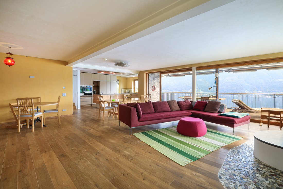 Villa With Spectacular View Of Lake In Ronco Sopra Ascona, Ticino ...
