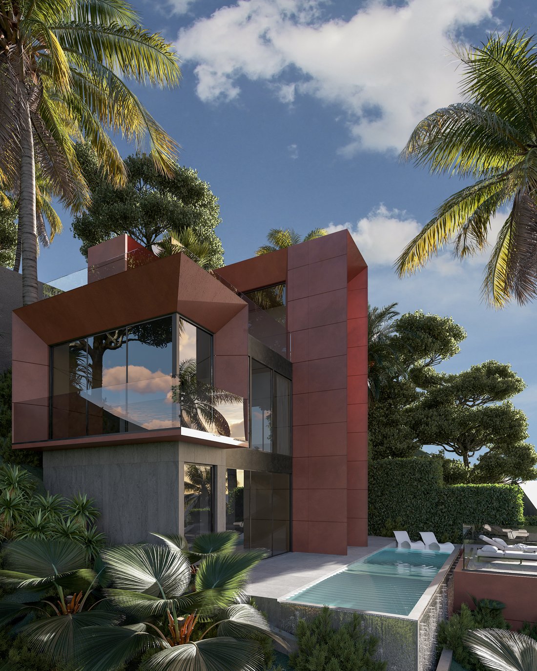 First Line Modern Pool Villa With Panoramic Sea In Karon, Phuket ...