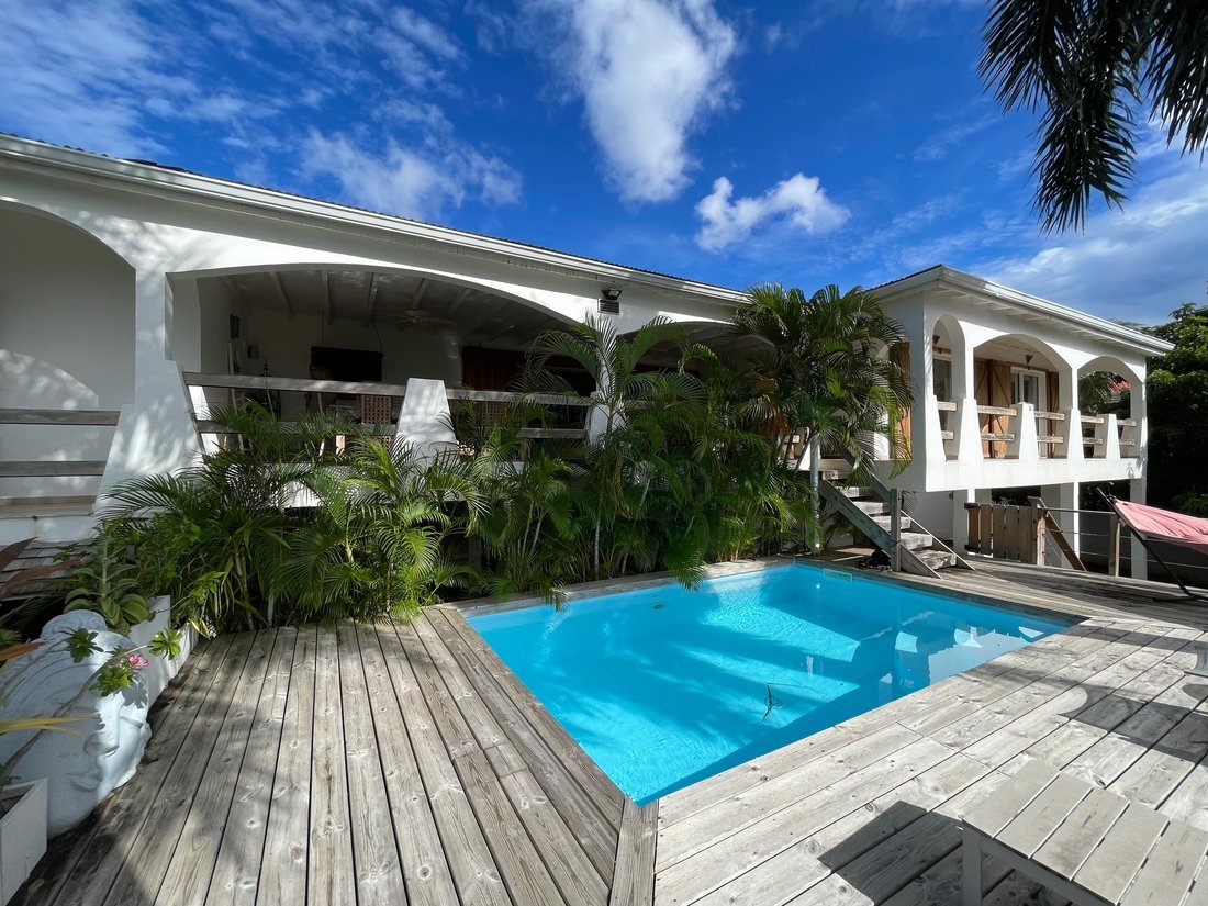 Villa With A Pool In A Peaceful Tropical Garden – In Cole Bay, Sint ...