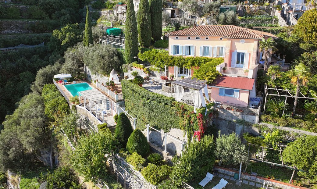 Prestigious Panoramic Property In Amalfi Coast In Pontone, Campania ...