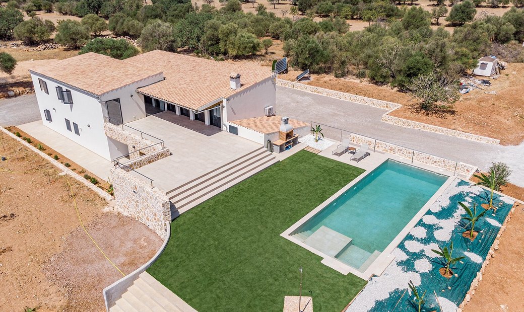 Finca Luxueuse Récemment Construite Près Dans Campos, îles Baléares ...