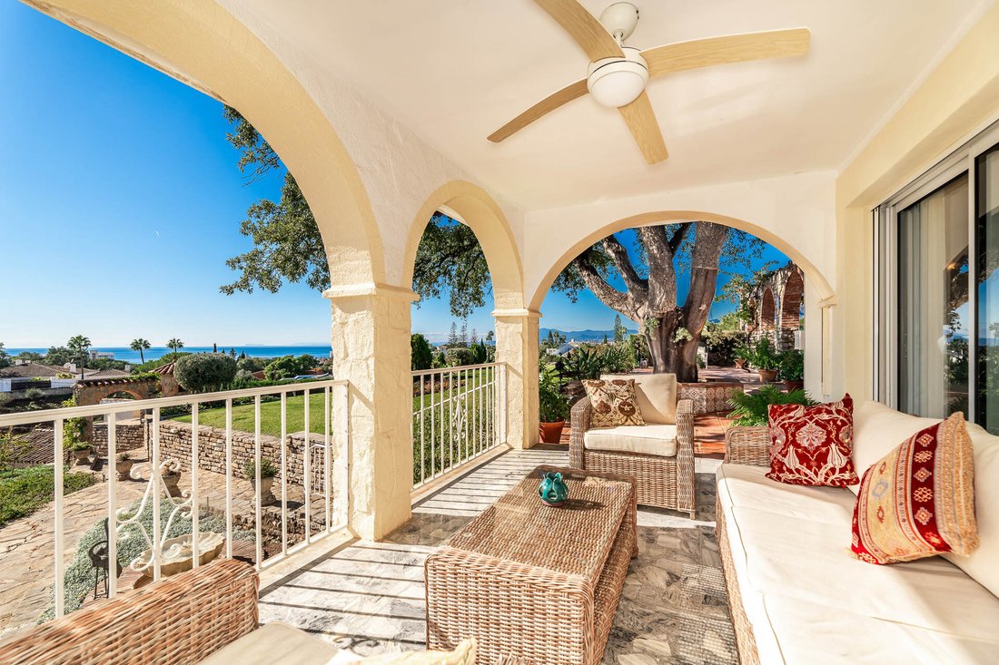 Villa With Exceptional Panoramic Sea Views In Marbella, Andalusia ...