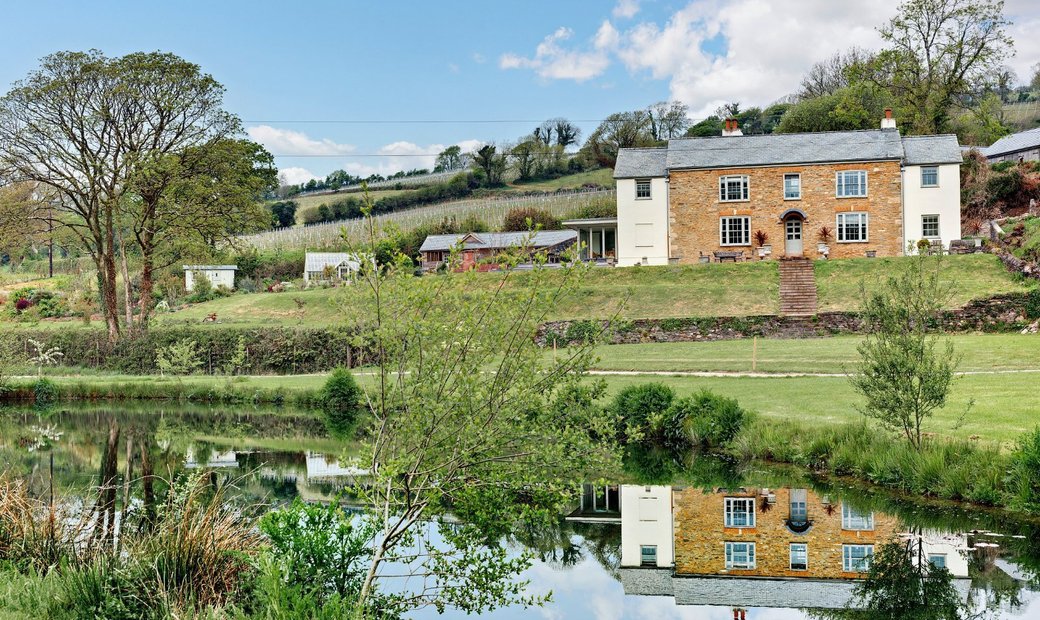 A Charming Georgian Farmhouse With Land, In Modbury, England, United ...