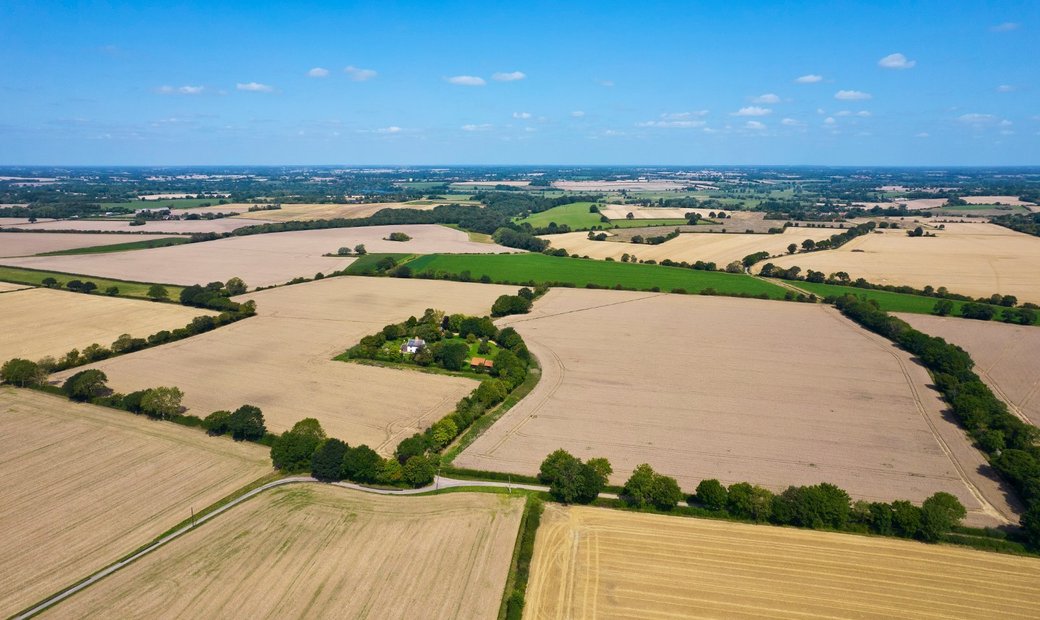 Arable Land Off Gules In Fressingfield, England, Vereinigtes Königreich ...
