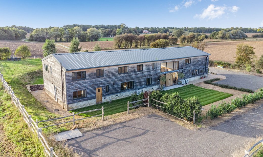 A Substantial New Build Barn, Beautifully In Charing, England, United ...