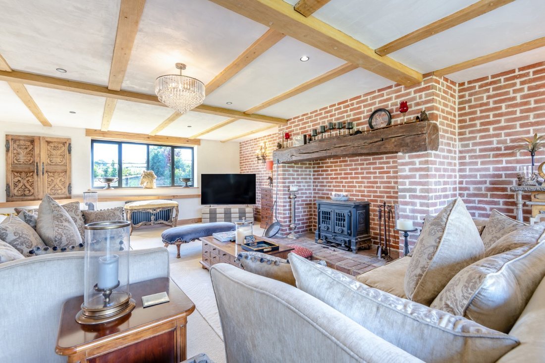 A Substantial New Build Barn, Beautifully In Charing, England, United ...