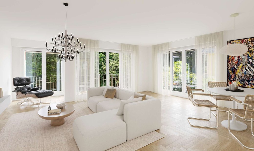Ideal Layout And Views Of Greenery Gern: In Munich, Bavaria, Germany ...