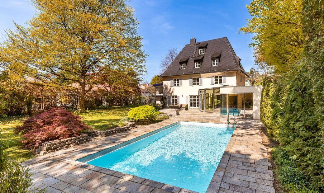Stylish Villa With Guest House, Dream Garden In Gräfelfing, Bavaria ...