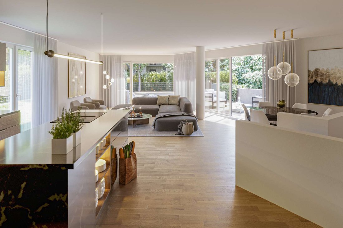 New Build: Clearly Laid Out 2 Room Garden Apartment In Munich, Bavaria ...