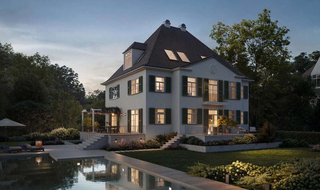 Stately Villa On A Park Like Estate In An Absolute In Munich, Bavaria ...
