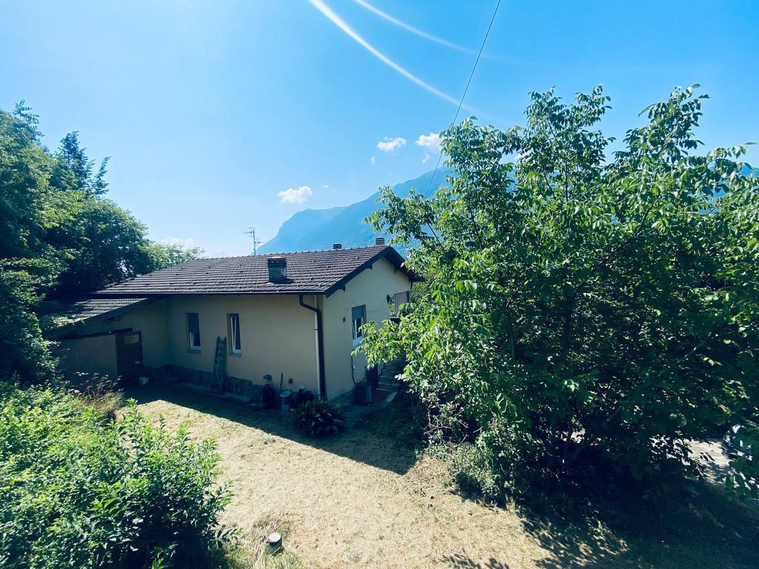 Villa With Lake Lugano View, Garden, And Garage In Carlazzo, Lombardy ...