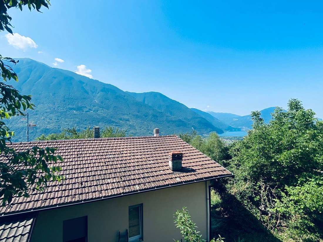 Villa With Lake Lugano View, Garden, And Garage In Carlazzo, Lombardy ...