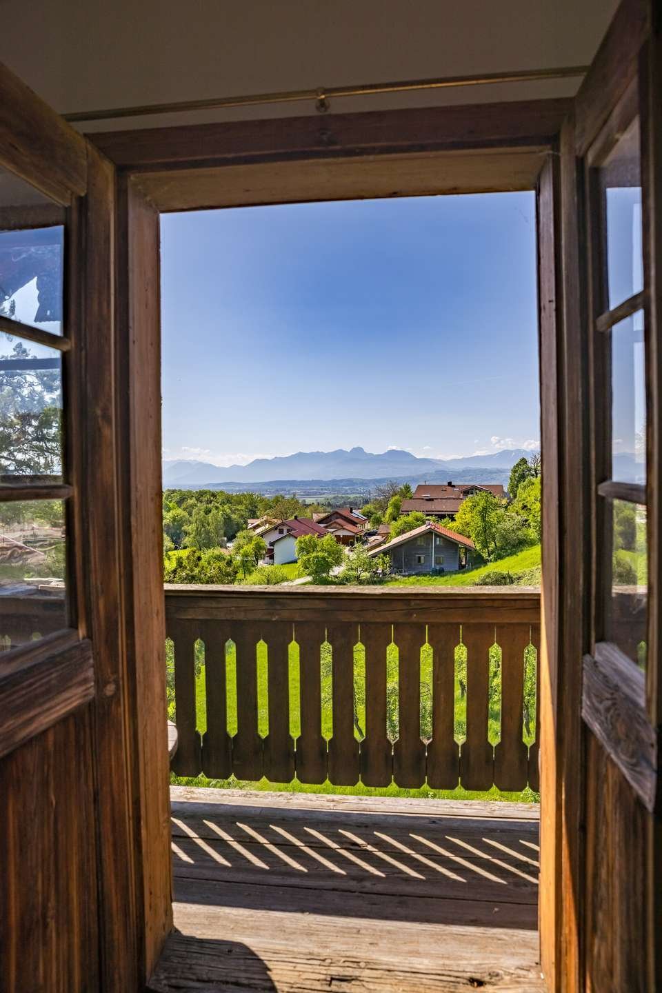 Spectacular Panoramic Views As Far In Feldkirchen Westerham, Bavaria ...