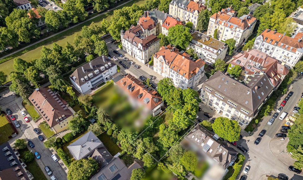 Rareté Au Cœur De Gern : Terrain à Bâtir De 580 Dans Munich, Bavière ...