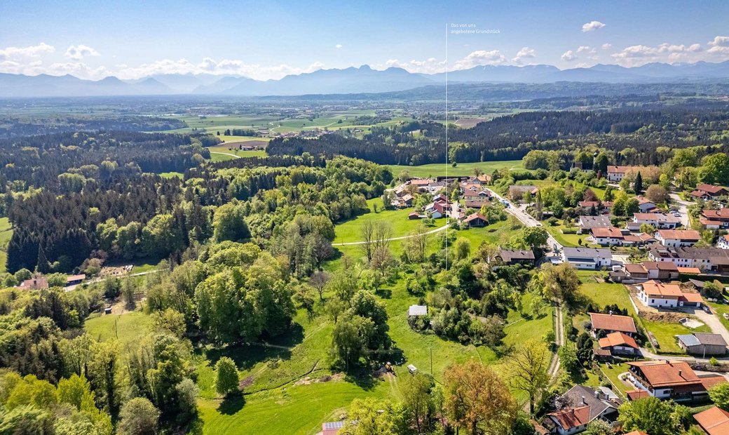 Spectacular Panoramic Views As Far In Feldkirchen Westerham, Bavaria ...