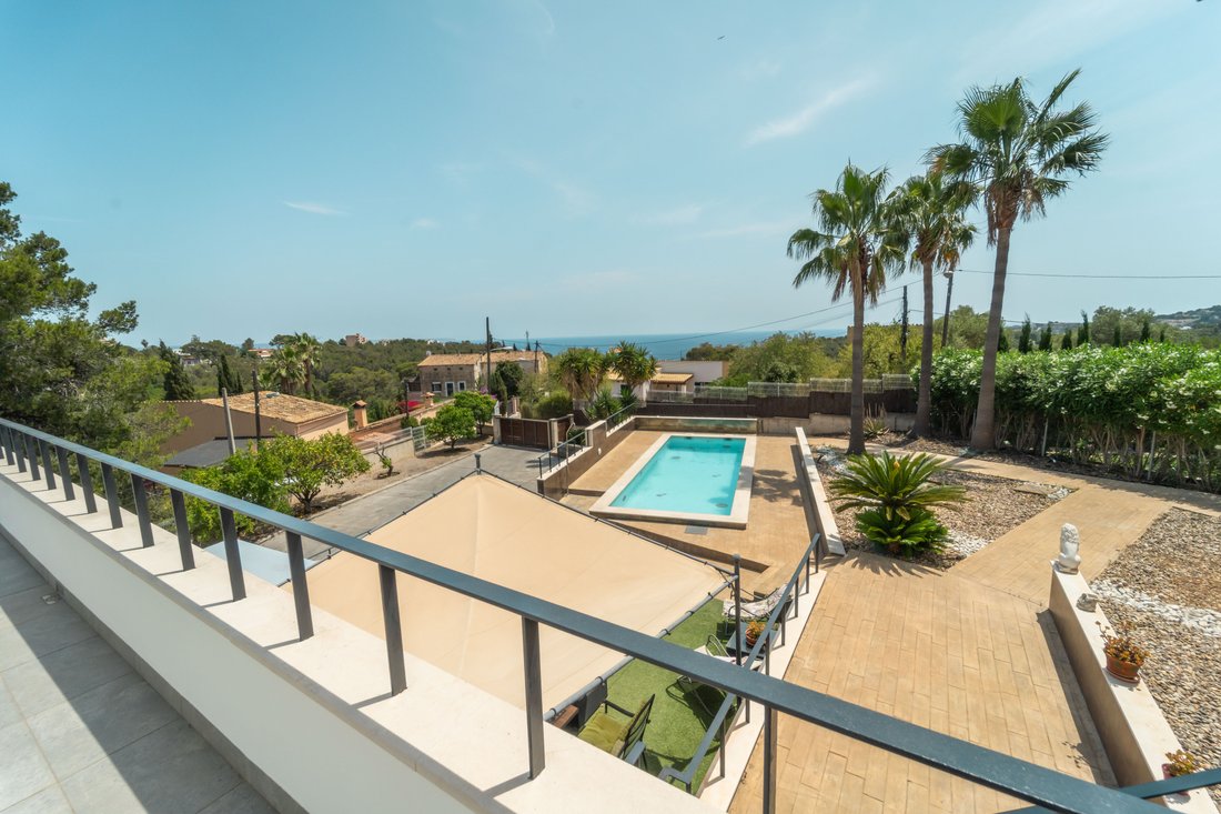 Villa In The Mountains Of Genova With Sea In Genoa, Palma, Balearic ...