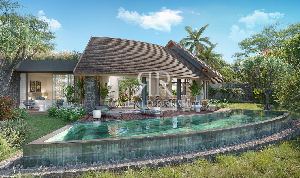 Three Bedroom Villa With Infinity Pool In Beau Champ, Flacq District ...