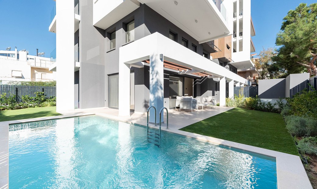 Newly Built Ground Floor Maisonette With Garden And In Glyfada, Attica ...