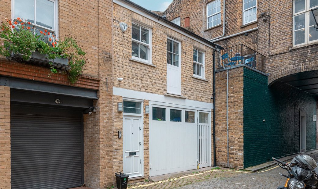 Wellington Close, Notting Hill, Londres, Dans Londres, Angleterre ...