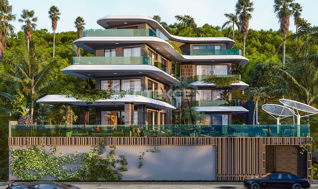 Smart Home System Stylish Villa In Alanya Kargıcak In Antalya, Turkey ...