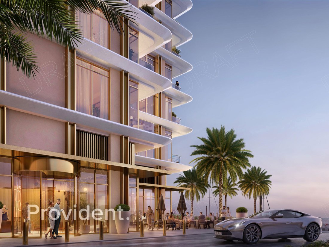 Wohnen Am Wasser | Blick Auf In Dubai, Dubai, Vereinigte Arabische ...