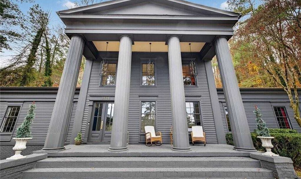 A Gated Greek Revival Estate Reimagined In Atlanta, Georgia, United ...