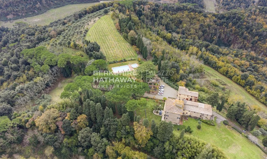 Prestigious Historic Estate With Pool And 50 Hectares In Palaia ...