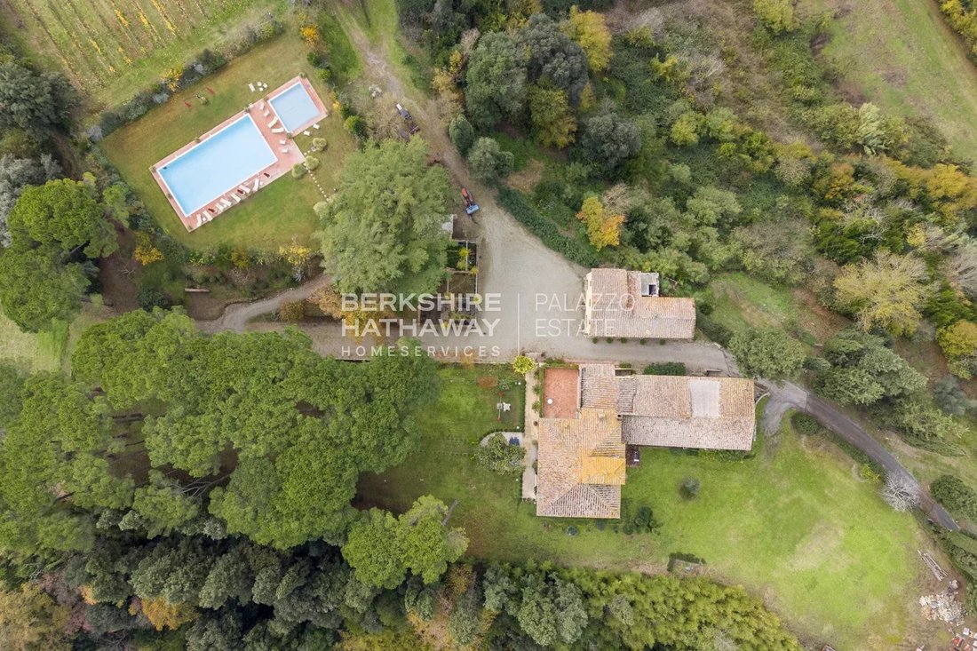 Prestigious Historic Estate With Pool And 50 Hectares In Palaia ...