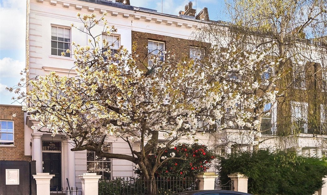 Drayton Gardens, Chelsea, London Dans Londres, Angleterre, Royaume Uni ...