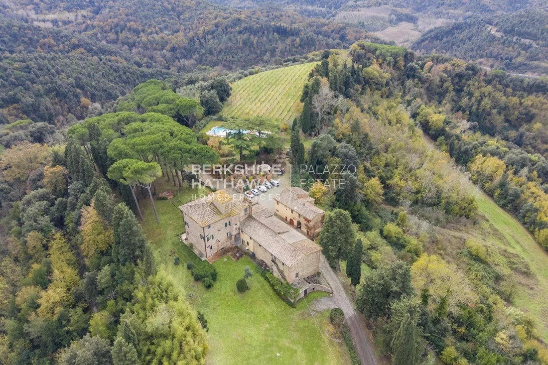Prestigious Historic Estate With Pool And 50 Hectares In Palaia ...