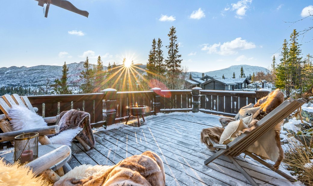 Log Cabin With Optimal Sun Exposure And Fantastic In Rjukan, Telemark ...