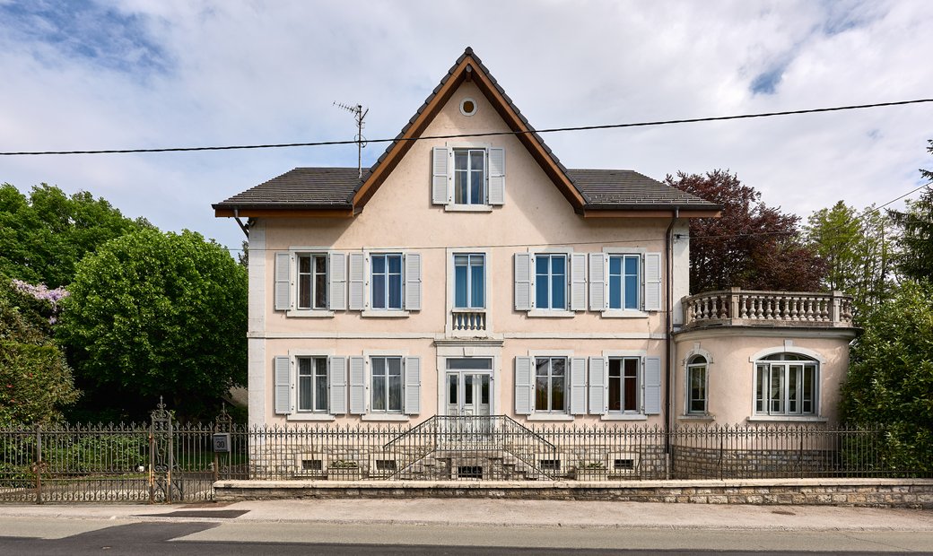 Manor House With Garden And In Belfort, Bourgogne Franche Comté, France ...