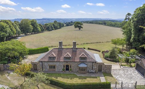 Luxury water view houses for sale in Cricket Saint Thomas, England ...