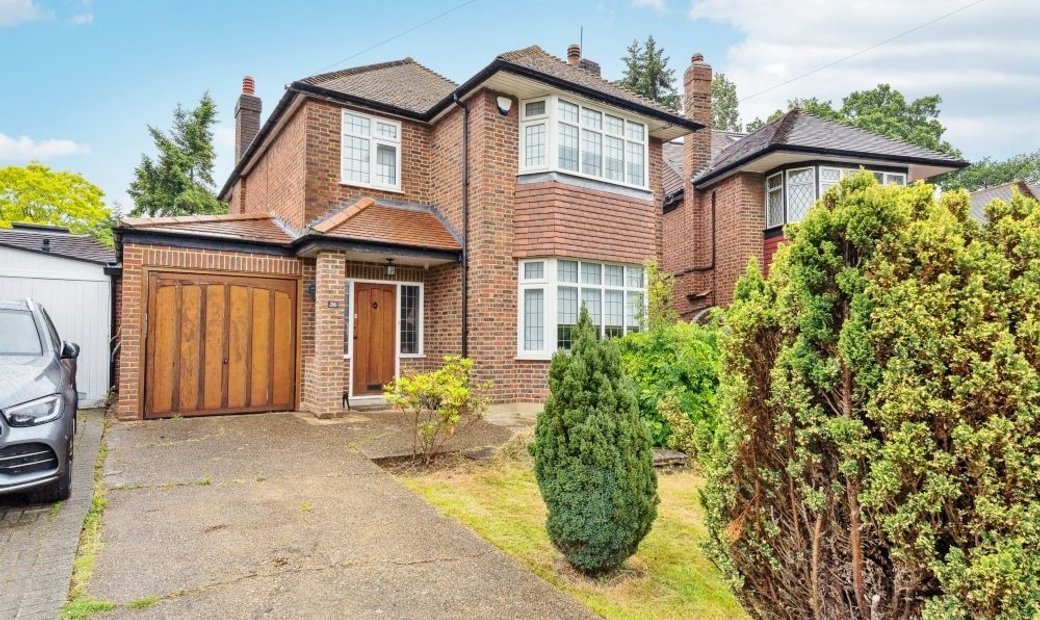 Moss Close, Pinner Village In Pinner, England, Vereinigtes Königreich ...