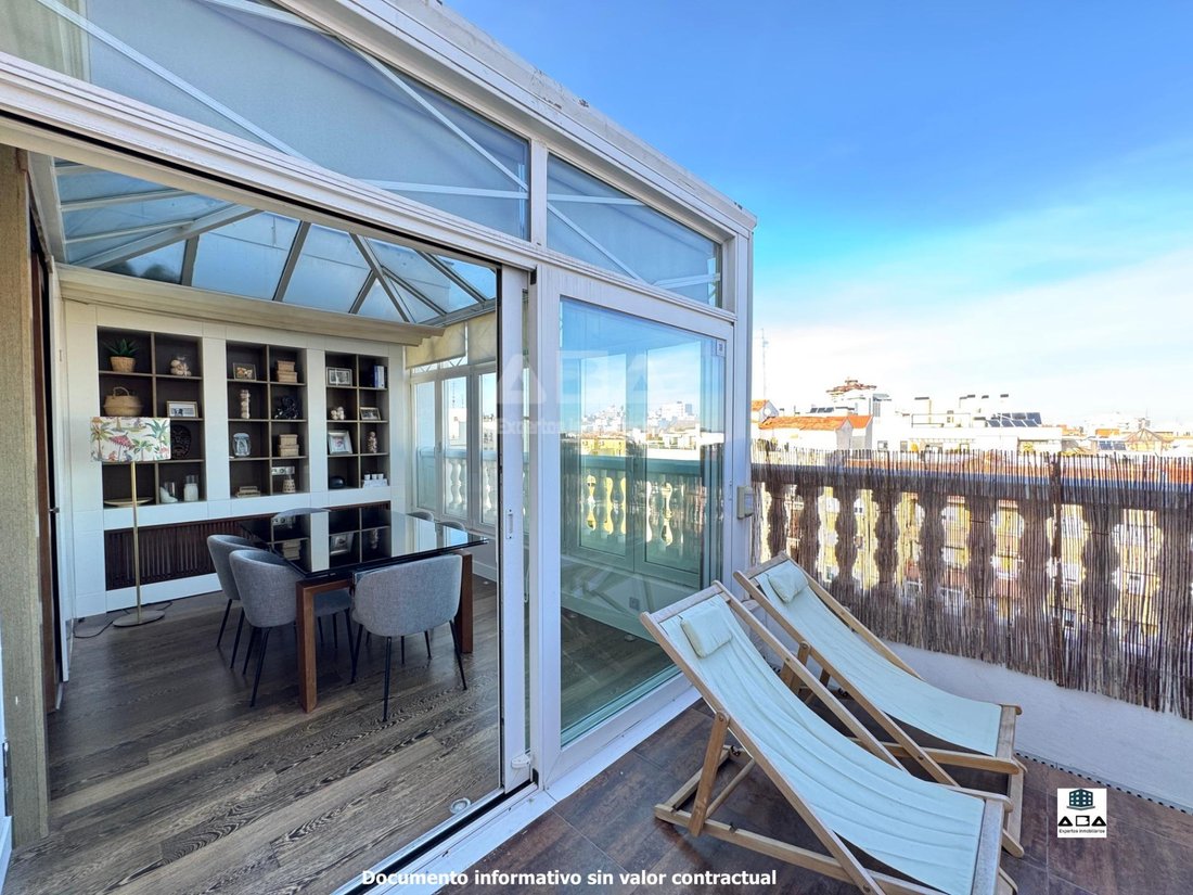 🌇 ático De Lujo Con Garaje Con Terraza En Barrio En Salamanca, Madrid ...