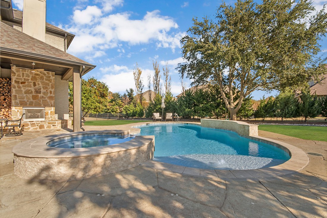 Ein Privater Rückzugsort Voller Stil, In Prosper, Texas, Vereinigte ...