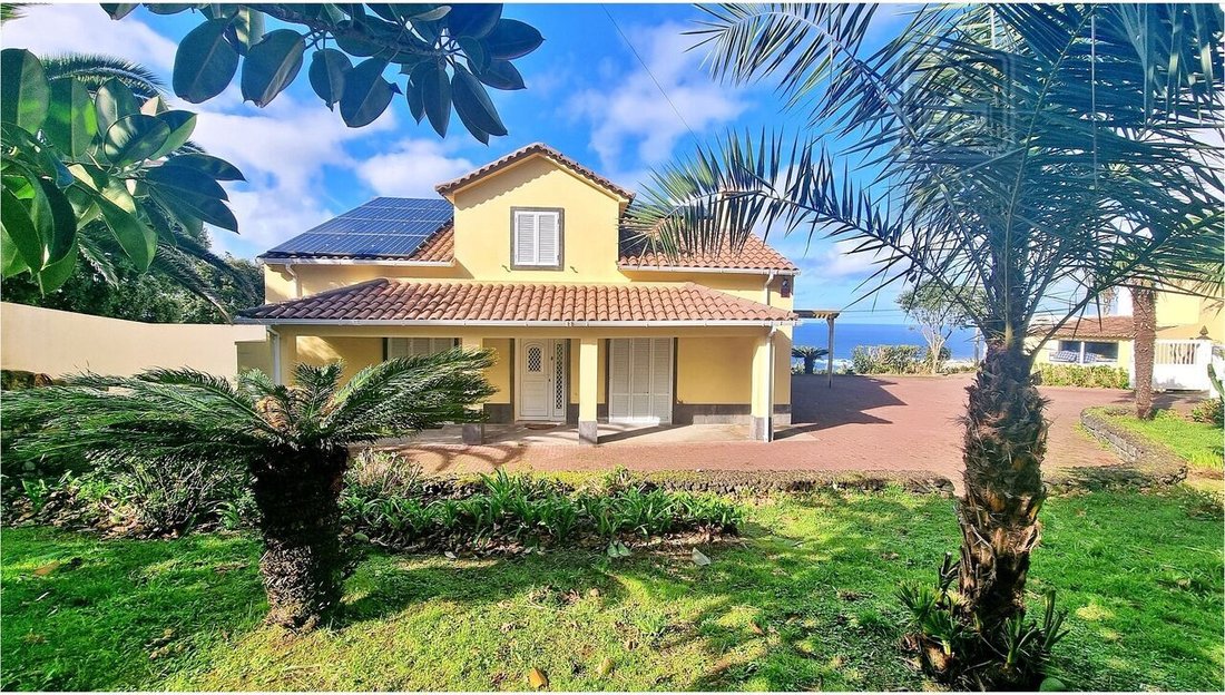 House For Sale Villa With Sea View In In Mosteiros, Azores, Portugal ...