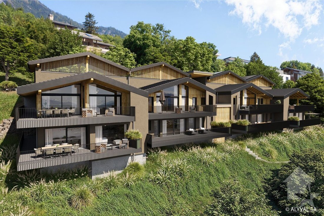 Superbe Attique 3.5p Neu, Herrliche Aussicht, In Granois, Wallis ...