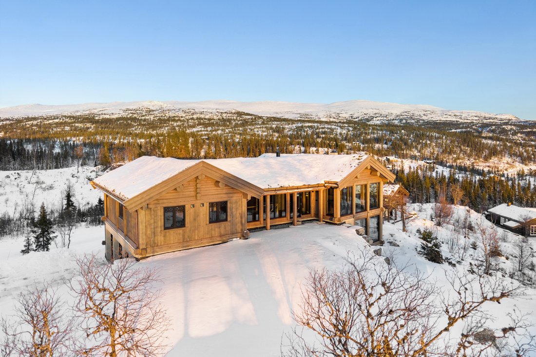 Luxury Cabin With Spectacular View. Ski In/Out To In Eggedal, Buskerud ...