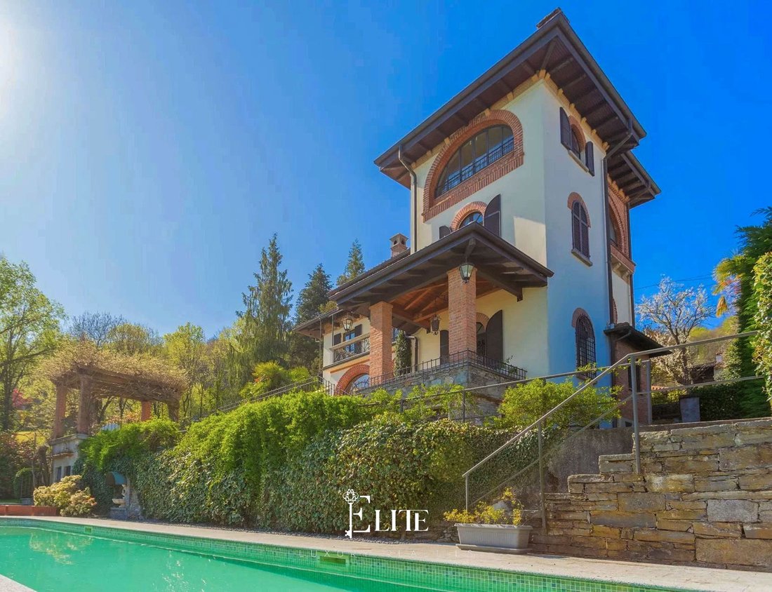 Villa Liberty Stresa Vista Lago In Stresa, Piedmont, Italy For Sale ...