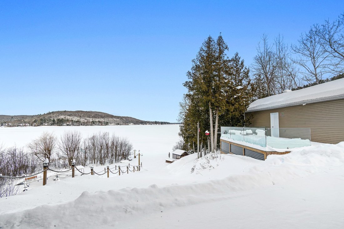 Magnificent Chalet On The Shores Of Lac Simon In Boileau, Quebec ...