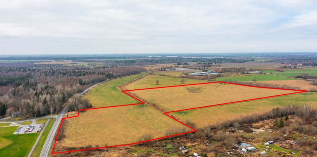 Bauland In Der Nähe Von Rail Baltic In Kalevi, Kreis Rapla, Estland Zu ...