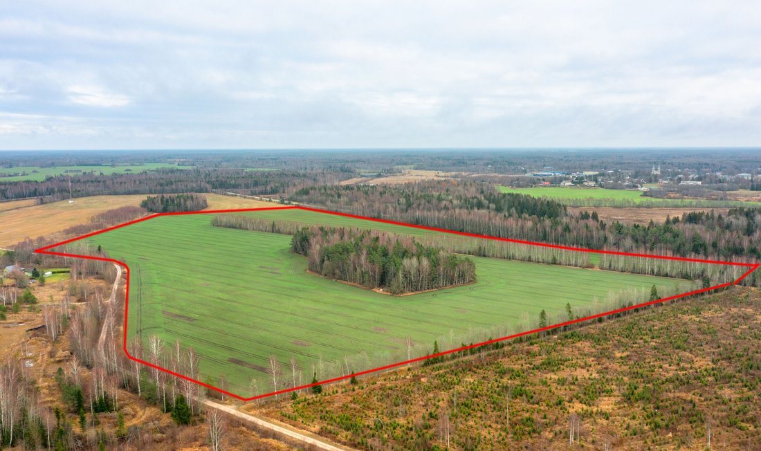 Bauland In Der Nähe Von Rail Baltic In Kalevi, Kreis Rapla, Estland Zu ...